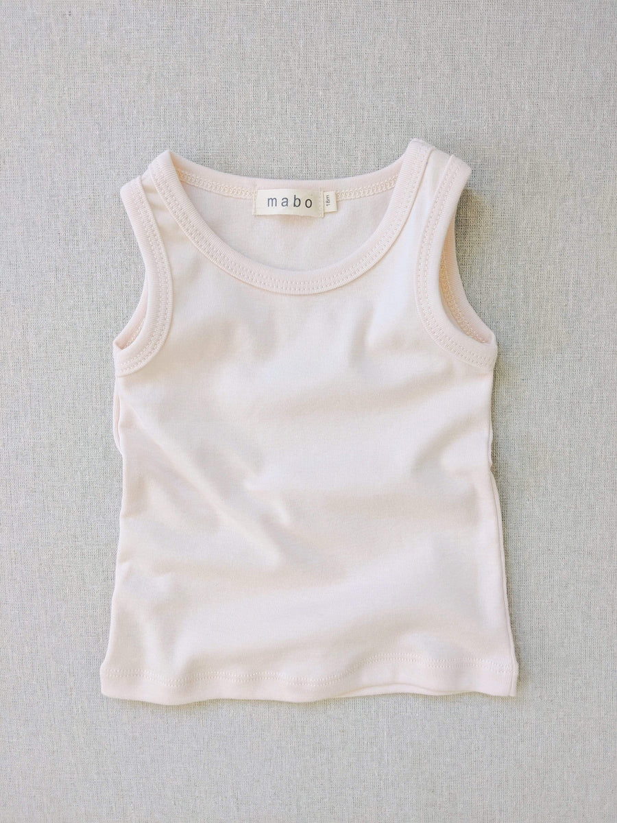 organic cotton tank top - blush – mabo