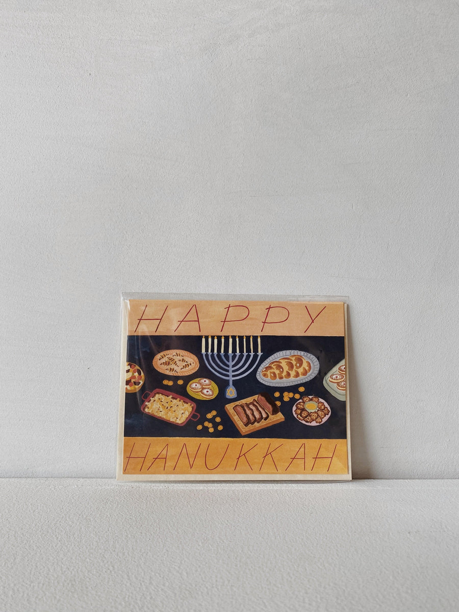 hanukkah feast card – mabo